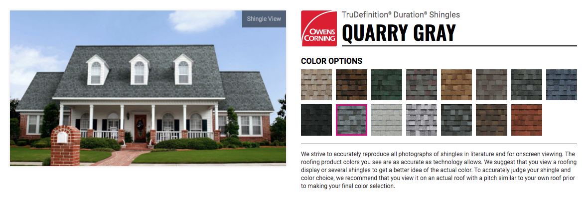 Our Blog: Shingle Visualizer Tools By Owens Corning
