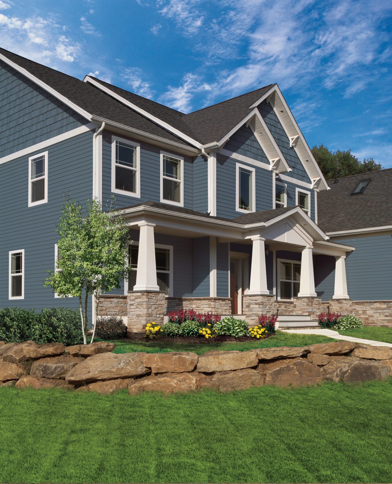 Seaberg uses the best products like CertainTeed vinyl siding.