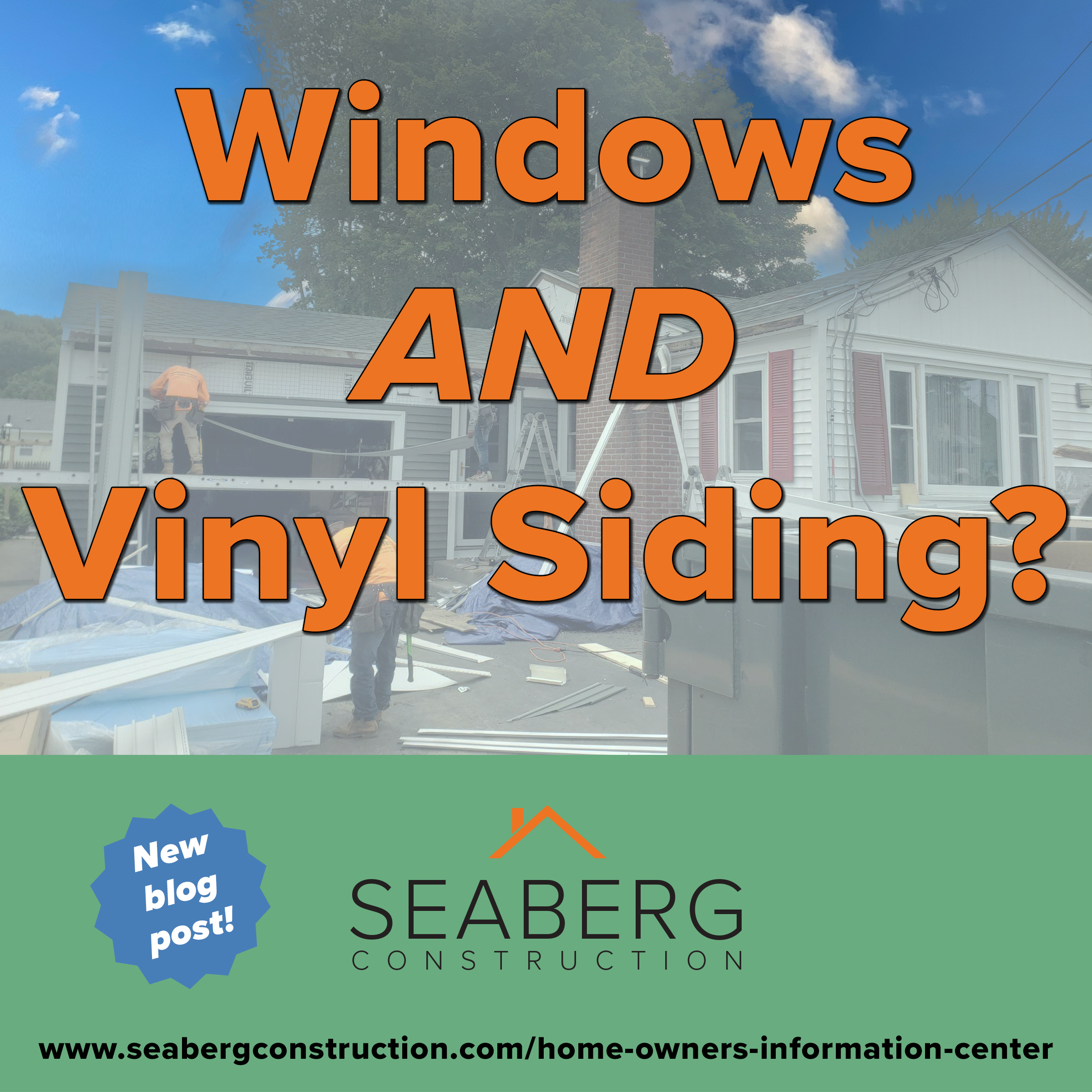 Seaberg Construction Blog: Windows AND Vinyl Siding?